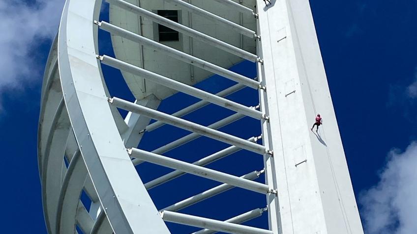 Abseiling the Spinnaker Tower, Portsmouth! - a crowdfunding project in ...