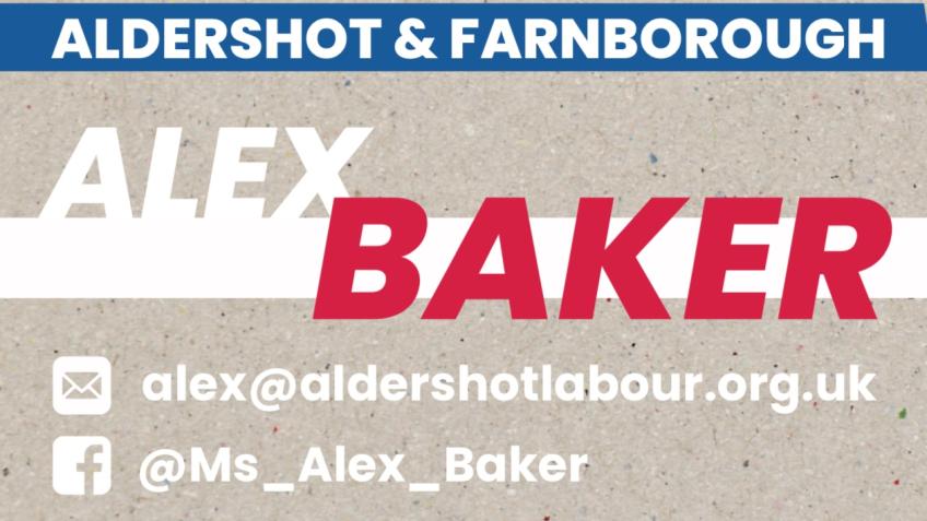 Alex Baker for Aldershot & Farnborough - a Personal Causes crowdfunding ...