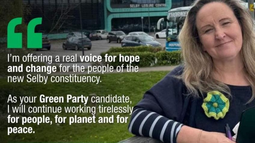 Angela Oldershaw Green Party MP for Selby - a Politics crowdfunding ...