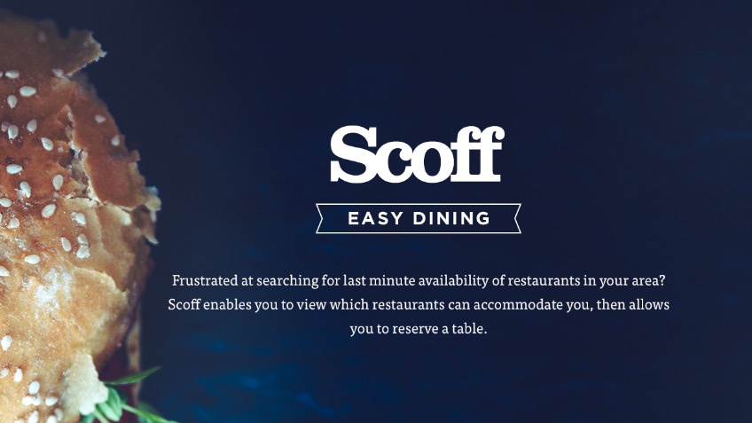 Scoff App - a Technology crowdfunding project in Ipswich by Pootle & Pog