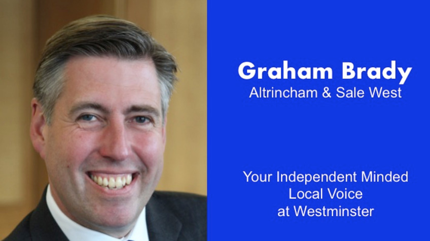 Graham Brady - a Politics crowdfunding project in Altrincham by aswca