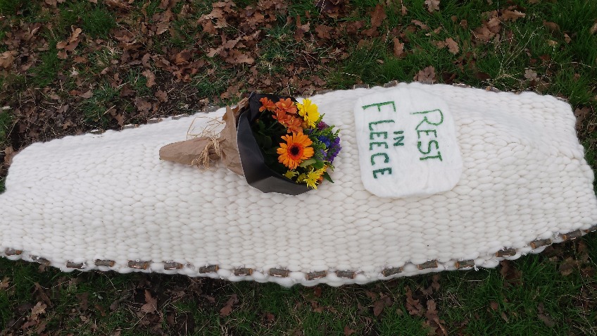 REST IN FLEECE - woollen coffin - a Community crowdfunding project in ...