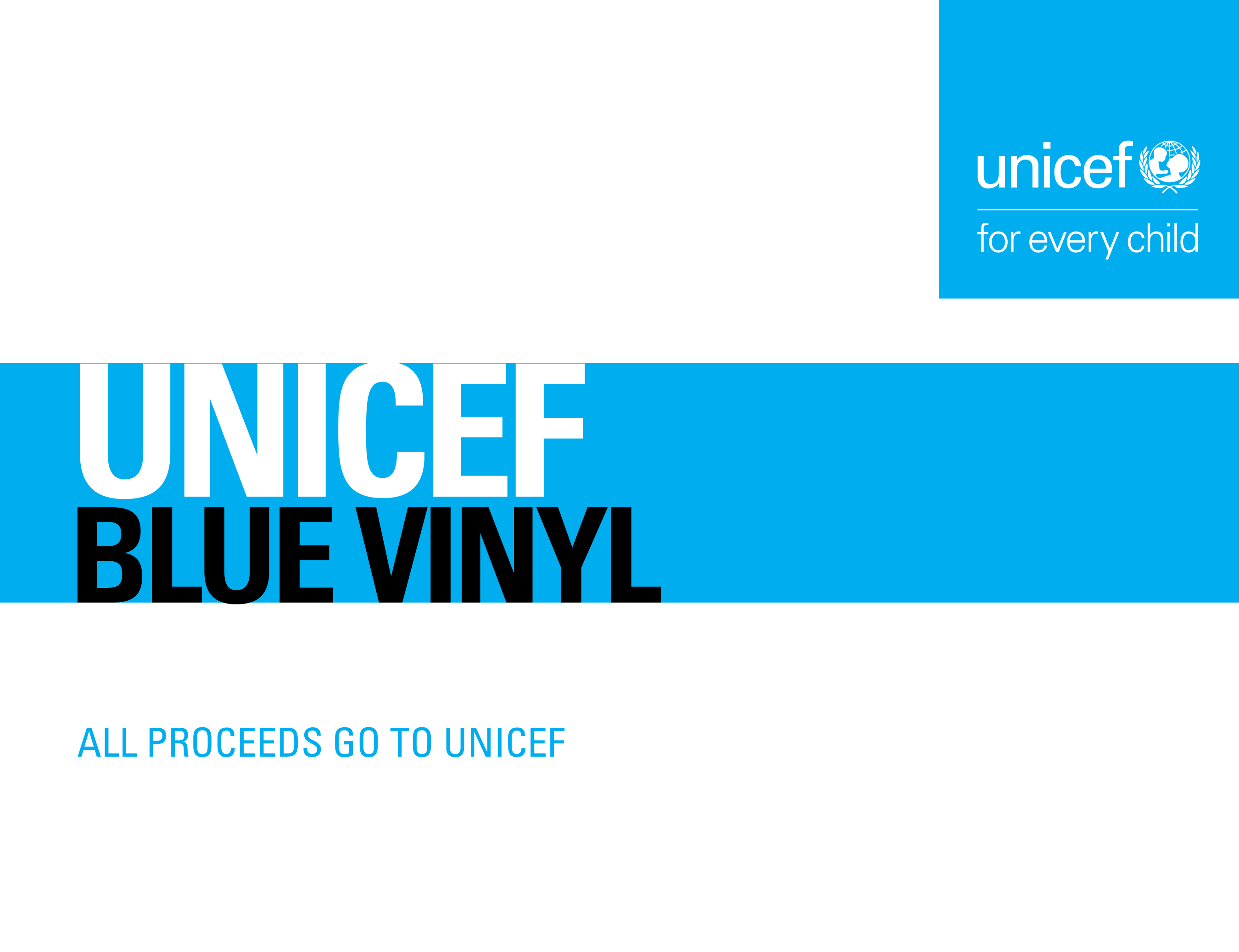 UNICEF Blue Vinyl