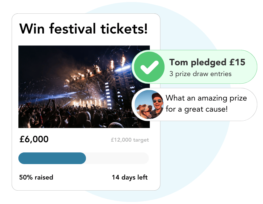 Start a Prize Draw | Enter Prize Draws | Crowdfunder